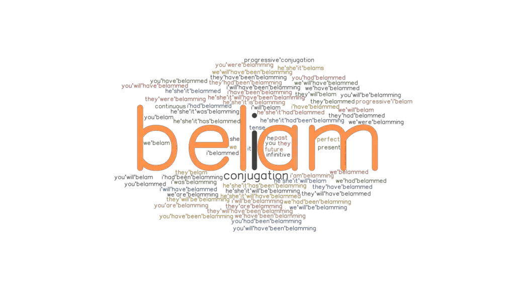 Belam Past Tense: Verb Forms, Conjugate BELAM - GrammarTOP.com