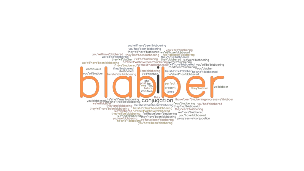 Blabber Past Tense: Verb Forms, Conjugate BLABBER - GrammarTOP.com