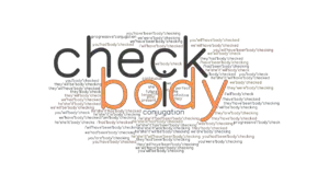 Body-check Past Tense: Verb Forms, Conjugate BODY-CHECK - GrammarTOP.com