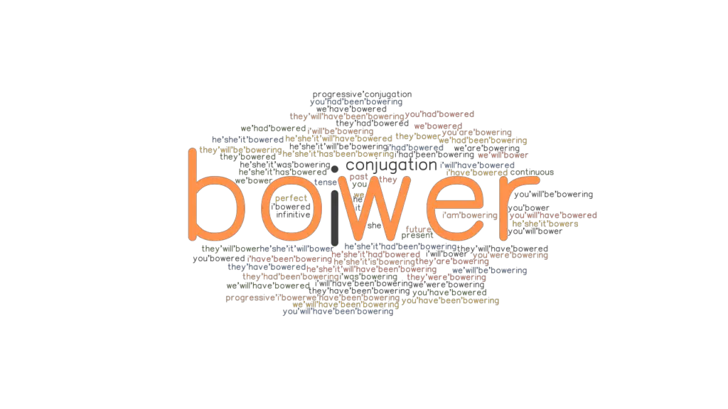 Bower Past Tense: Verb Forms, Conjugate BOWER - GrammarTOP.com