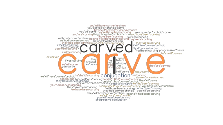 Carve Past Tense: Verb Forms, Conjugate CARVE - GrammarTOP.com