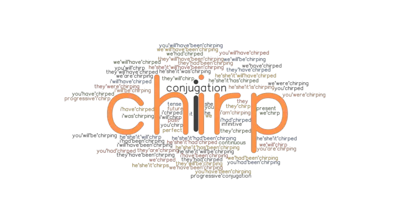 Chirp Past Tense: Verb Forms, Conjugate CHIRP - GrammarTOP.com