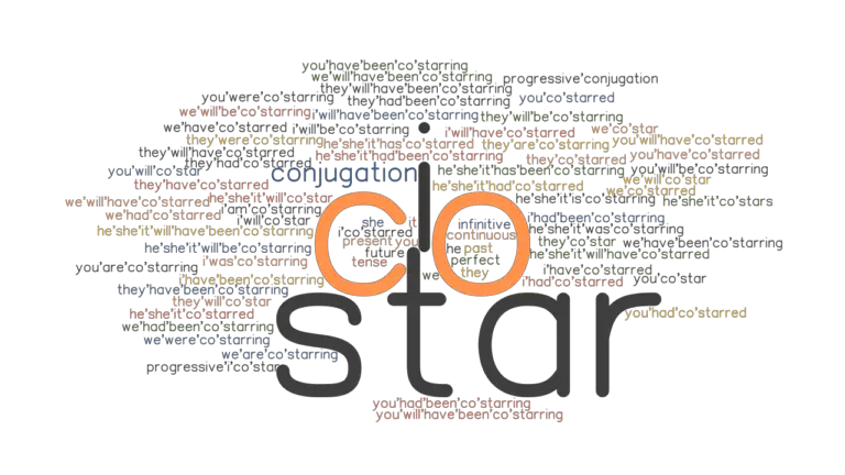 Co-star Past Tense: Verb Forms, Conjugate CO-STAR - GrammarTOP.com