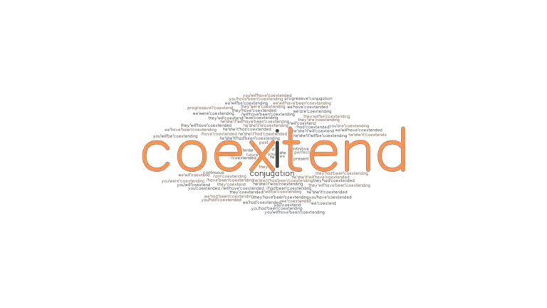 Coextend Past Tense: Verb Forms, Conjugate COEXTEND - GrammarTOP.com