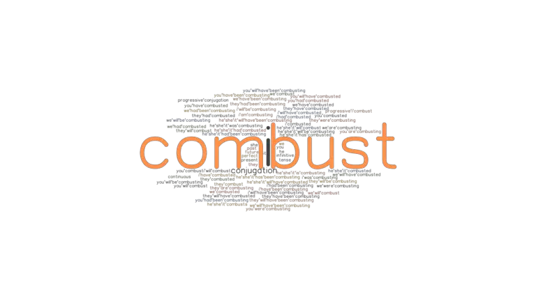 Combust Past Tense: Verb Forms, Conjugate COMBUST - GrammarTOP.com