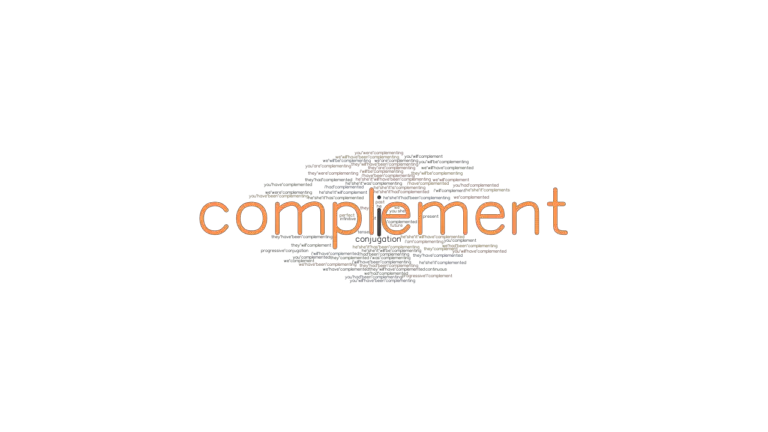 Complement Past Tense: Verb Forms, Conjugate COMPLEMENT - GrammarTOP.com