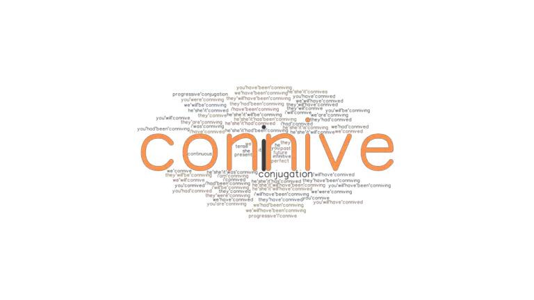 Connive Past Tense: Verb Forms, Conjugate CONNIVE - GrammarTOP.com