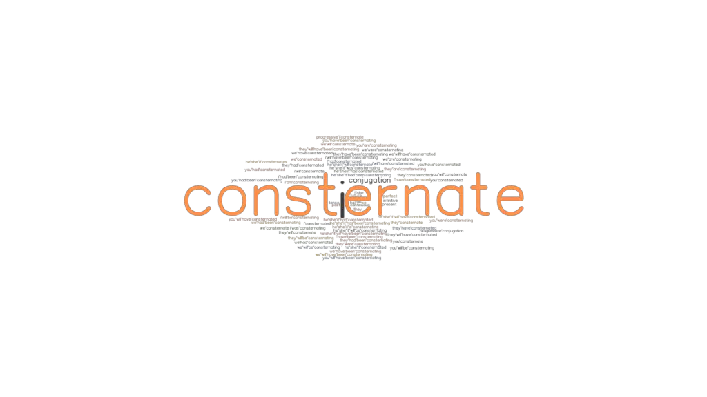 Consternate Past Tense: Verb Forms, Conjugate CONSTERNATE - GrammarTOP.com
