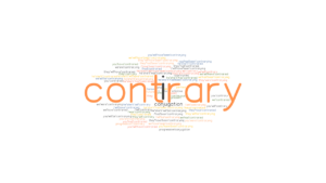 Contrary Past Tense: Verb Forms, Conjugate CONTRARY - GrammarTOP.com