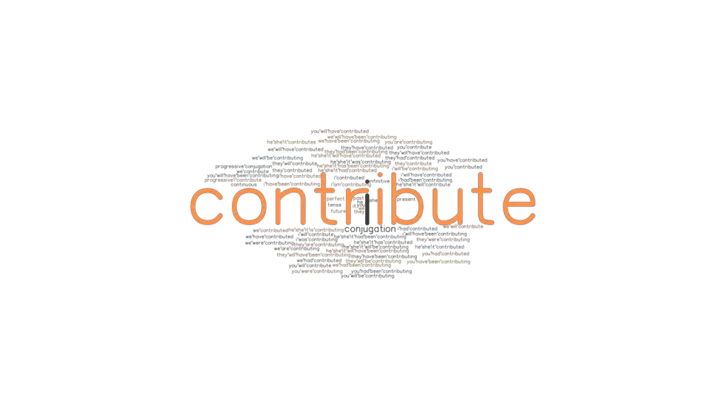 Contribute Past Tense: Verb Forms, Conjugate CONTRIBUTE - GrammarTOP.com