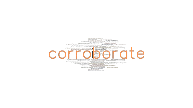 Corroborate Past Tense: Verb Forms, Conjugate CORROBORATE - GrammarTOP.com