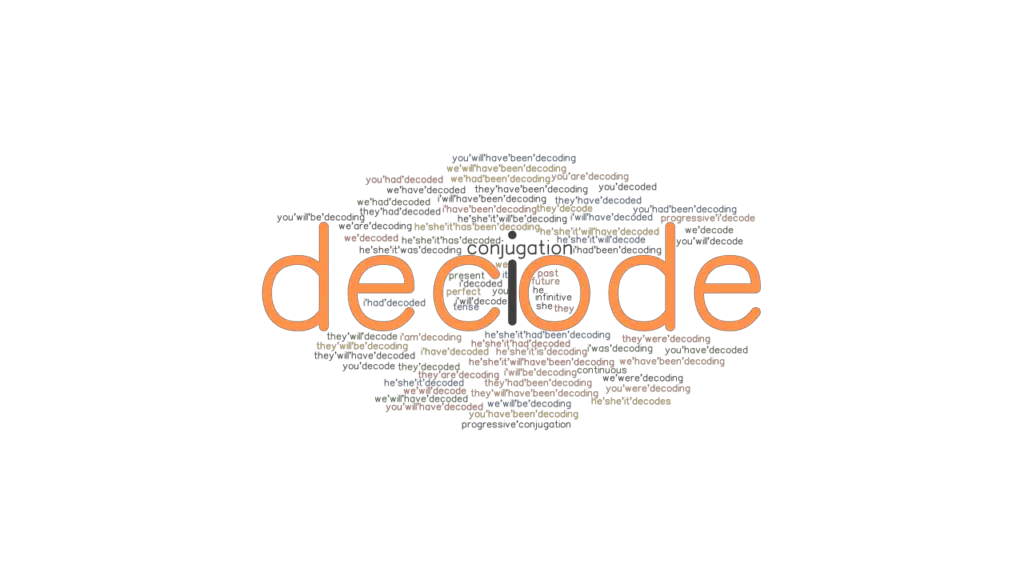 Decode Past Tense: Verb Forms, Conjugate DECODE - GrammarTOP.com