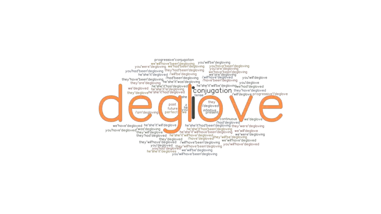 Deglove Past Tense: Verb Forms, Conjugate DEGLOVE - GrammarTOP.com