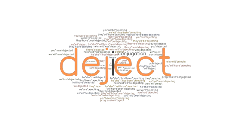 Deject Past Tense: Verb Forms, Conjugate DEJECT - GrammarTOP.com