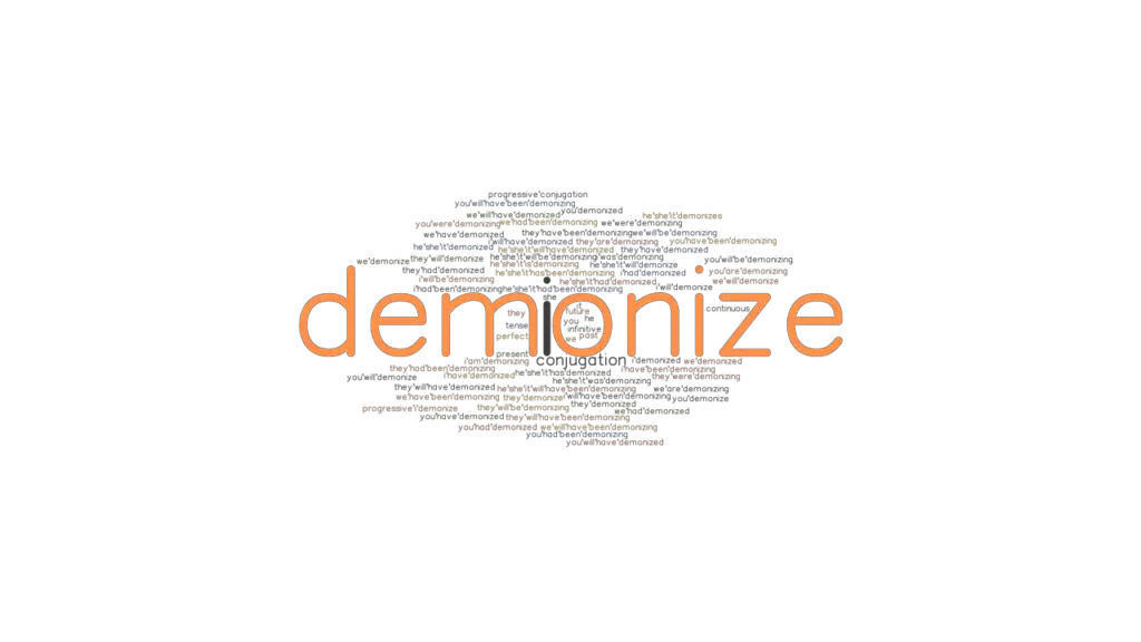 Demonize Past Tense: Verb Forms, Conjugate DEMONIZE - GrammarTOP.com