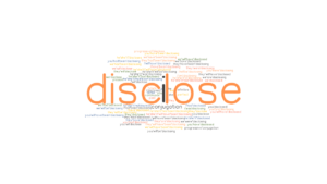 Disclose Past Tense: Verb Forms, Conjugate DISCLOSE - GrammarTOP.com
