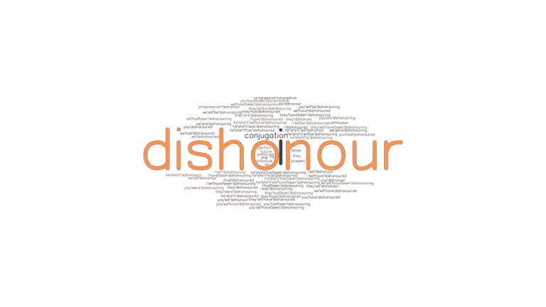 Dishonour Past Tense: Verb Forms, Conjugate DISHONOUR - GrammarTOP.com