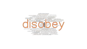 Disobey Past Tense: Verb Forms, Conjugate DISOBEY - GrammarTOP.com