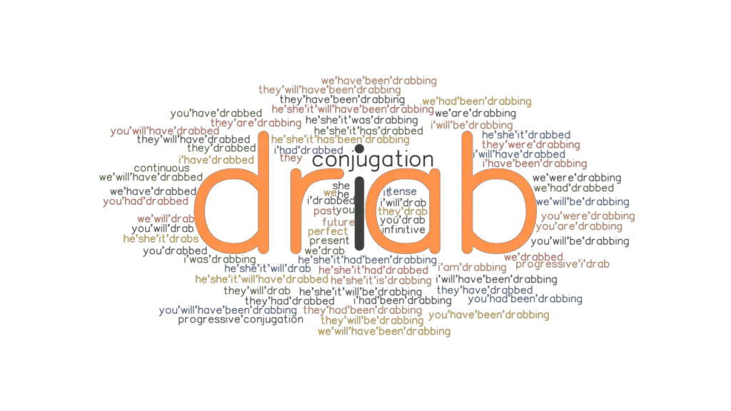 Drab Past Tense: Verb Forms, Conjugate DRAB - GrammarTOP.com
