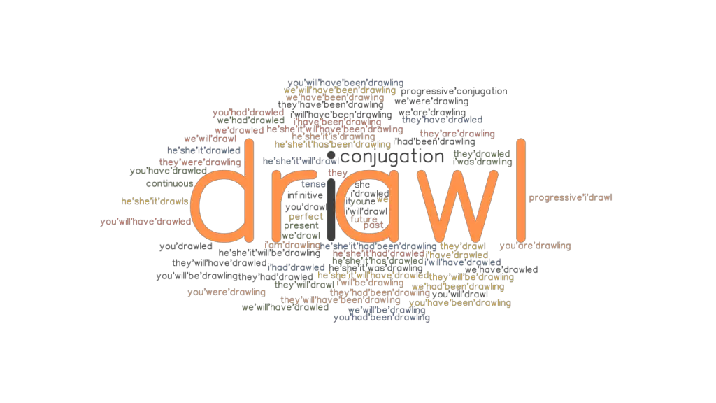 Drawl Past Tense: Verb Forms, Conjugate DRAWL - GrammarTOP.com