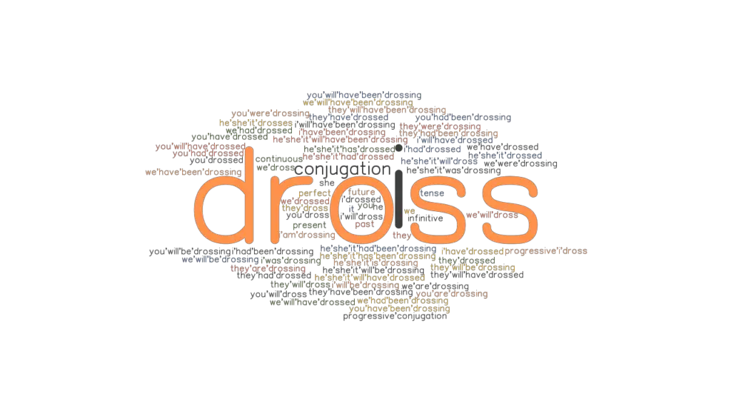 Dross Past Tense: Verb Forms, Conjugate DROSS - GrammarTOP.com
