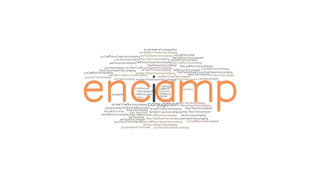 Encamp Past Tense: Verb Forms, Conjugate ENCAMP - GrammarTOP.com