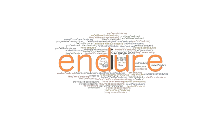Endure Past Tense: Verb Forms, Conjugate ENDURE - GrammarTOP.com