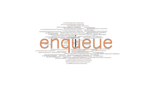 Enqueue Past Tense: Verb Forms, Conjugate ENQUEUE - GrammarTOP.com