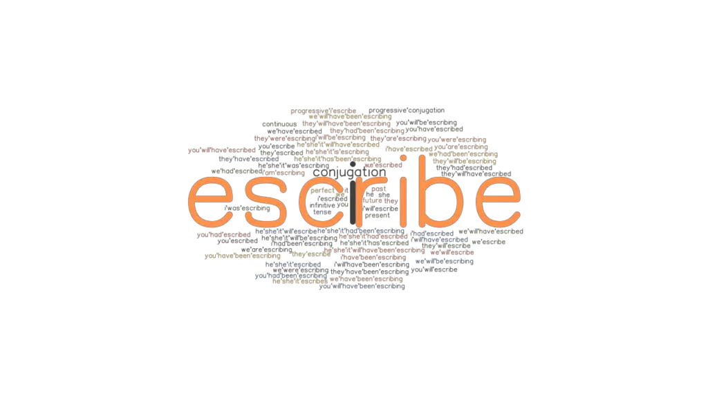 Escribe Past Tense: Verb Forms, Conjugate ESCRIBE - GrammarTOP.com