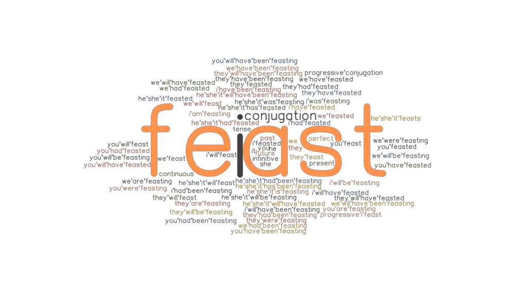 Feast Past Tense: Verb Forms, Conjugate FEAST - GrammarTOP.com