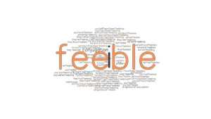 Feeble Past Tense: Verb Forms, Conjugate FEEBLE - GrammarTOP.com