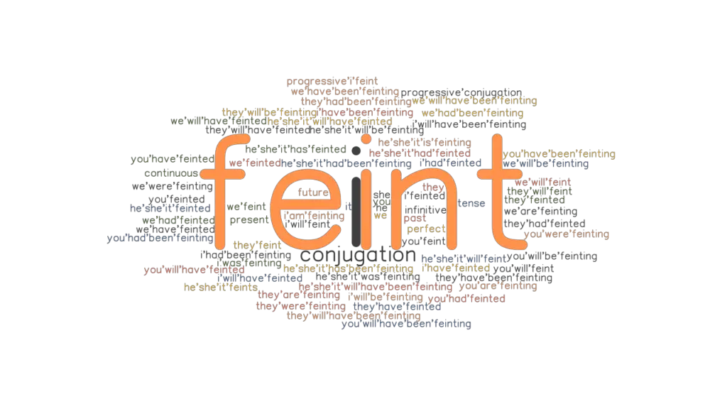 Feint Past Tense: Verb Forms, Conjugate FEINT - GrammarTOP.com