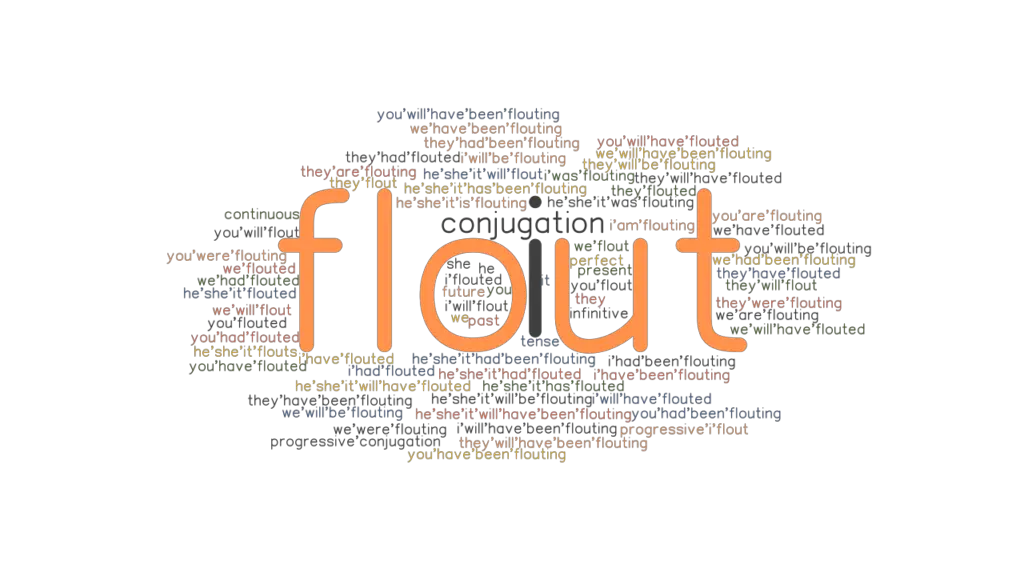 Flout Past Tense: Verb Forms, Conjugate FLOUT - GrammarTOP.com