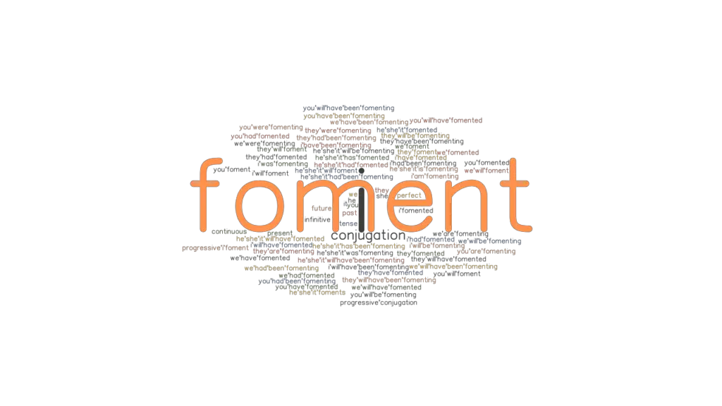 Foment Past Tense: Verb Forms, Conjugate FOMENT - GrammarTOP.com