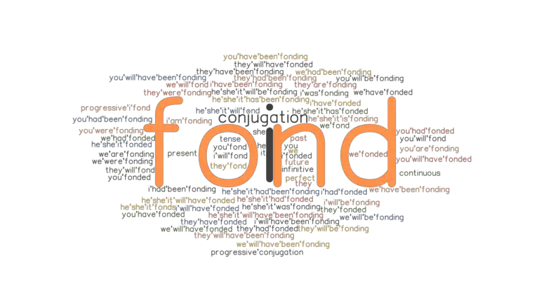 Fond Past Tense: Verb Forms, Conjugate FOND - GrammarTOP.com