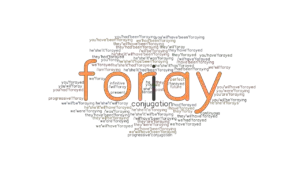 Foray Past Tense: Verb Forms, Conjugate FORAY - GrammarTOP.com