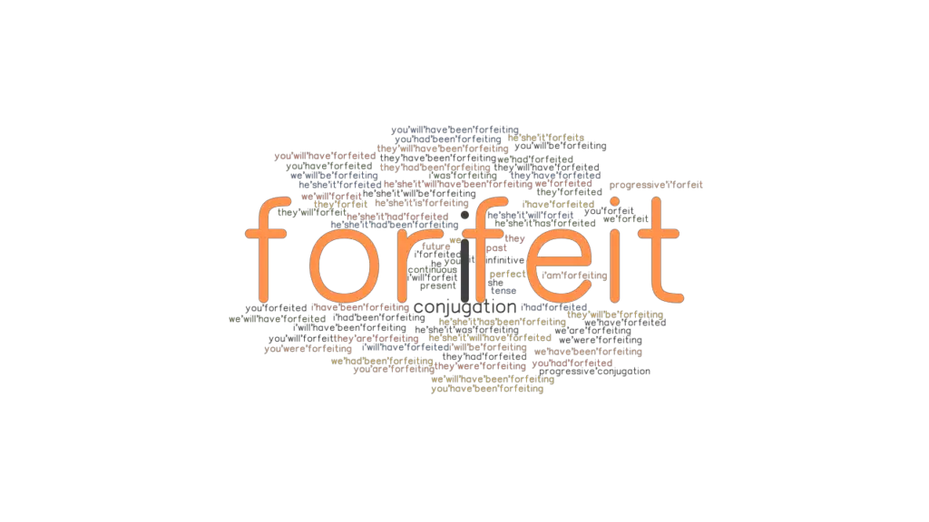 Forfeit Past Tense: Verb Forms, Conjugate FORFEIT - GrammarTOP.com