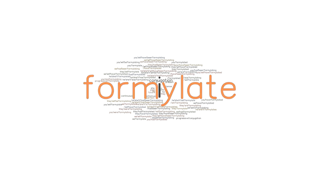 Formylate Past Tense: Verb Forms, Conjugate FORMYLATE - GrammarTOP.com