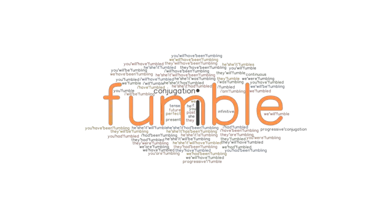Fumble Past Tense: Verb Forms, Conjugate FUMBLE - GrammarTOP.com
