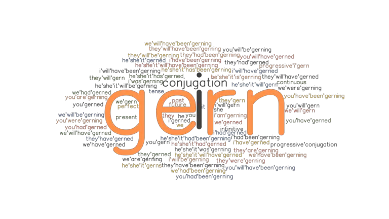 Gern Past Tense: Verb Forms, Conjugate GERN - GrammarTOP.com