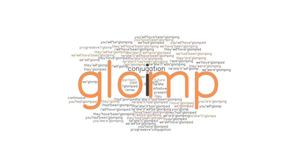 Glomp Past Tense: Verb Forms, Conjugate GLOMP - GrammarTOP.com