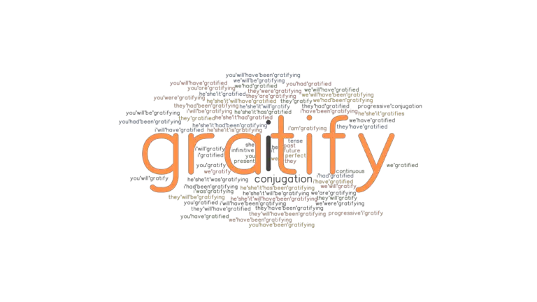 Gratify Past Tense: Verb Forms, Conjugate GRATIFY - GrammarTOP.com