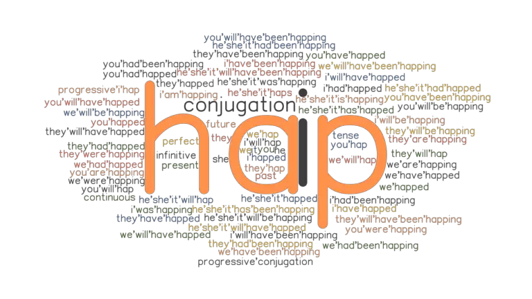 Hap Past Tense: Verb Forms, Conjugate HAP - GrammarTOP.com