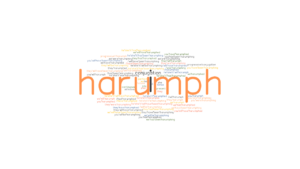 Harumph Past Tense: Verb Forms, Conjugate HARUMPH - GrammarTOP.com
