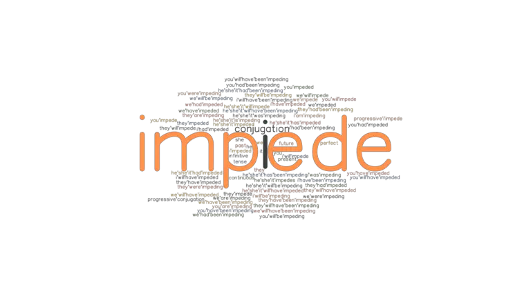 Impede Past Tense: Verb Forms, Conjugate IMPEDE - GrammarTOP.com