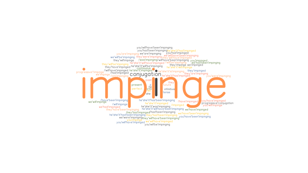 Impinge Past Tense: Verb Forms, Conjugate IMPINGE - GrammarTOP.com