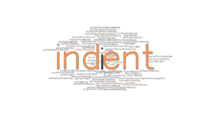 Indent Past Tense: Verb Forms, Conjugate INDENT - GrammarTOP.com