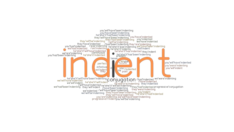 Indent Past Tense: Verb Forms, Conjugate INDENT - GrammarTOP.com