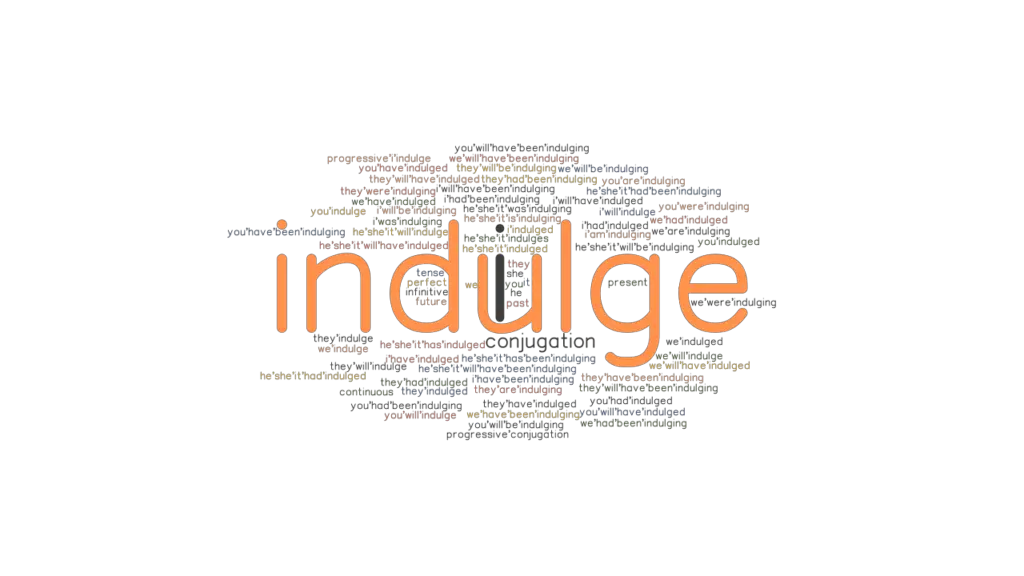 Indulge Past Tense: Verb Forms, Conjugate INDULGE - GrammarTOP.com