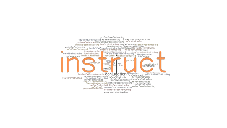 Instruct Past Tense: Verb Forms, Conjugate INSTRUCT - GrammarTOP.com